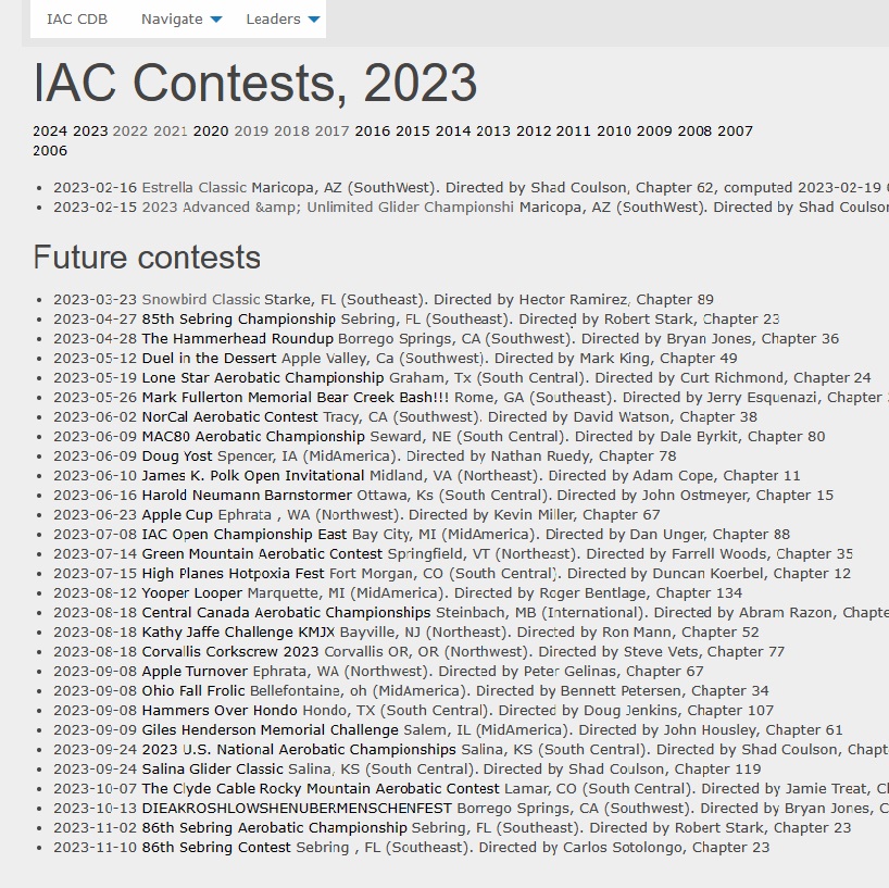 Nationals | International Aerobatic Club