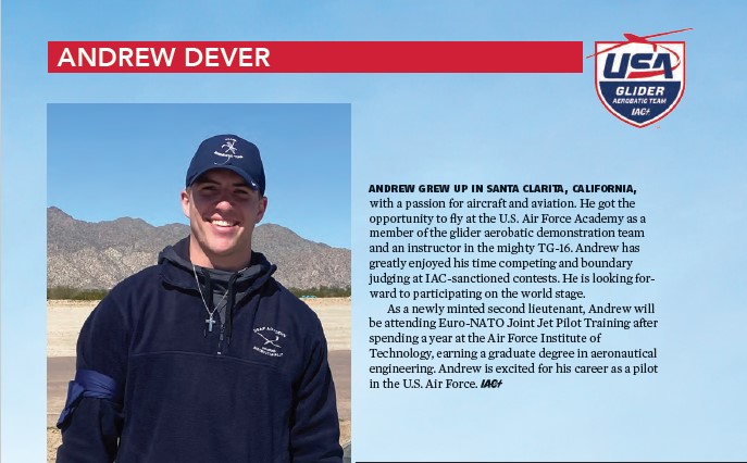 Aerobatic Glider Team Bios | International Aerobatic Club