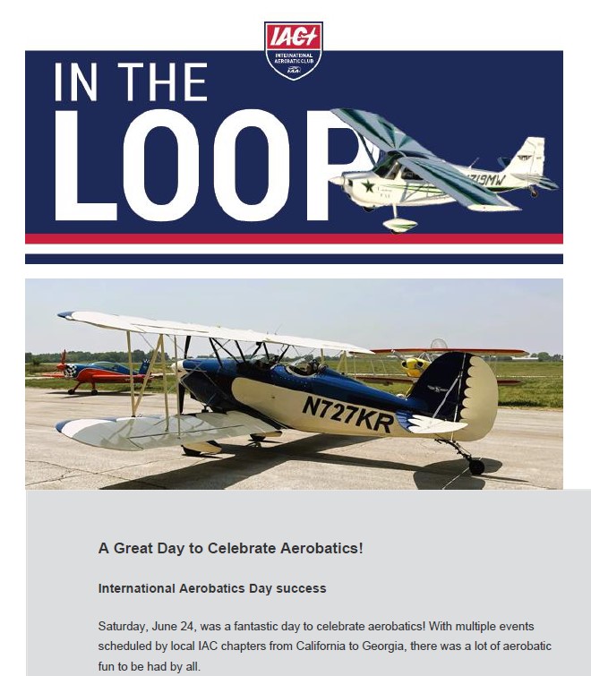 In the Loop | International Aerobatic Club