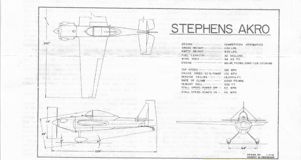 The Stephens Akro | International Aerobatic Club